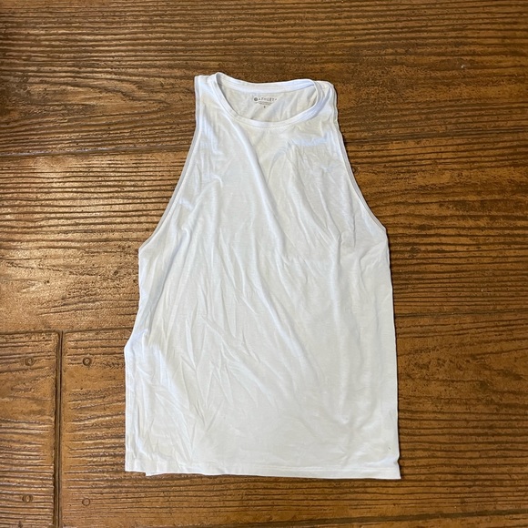 Athleta | Tops | White Muscle Tank | Poshmark